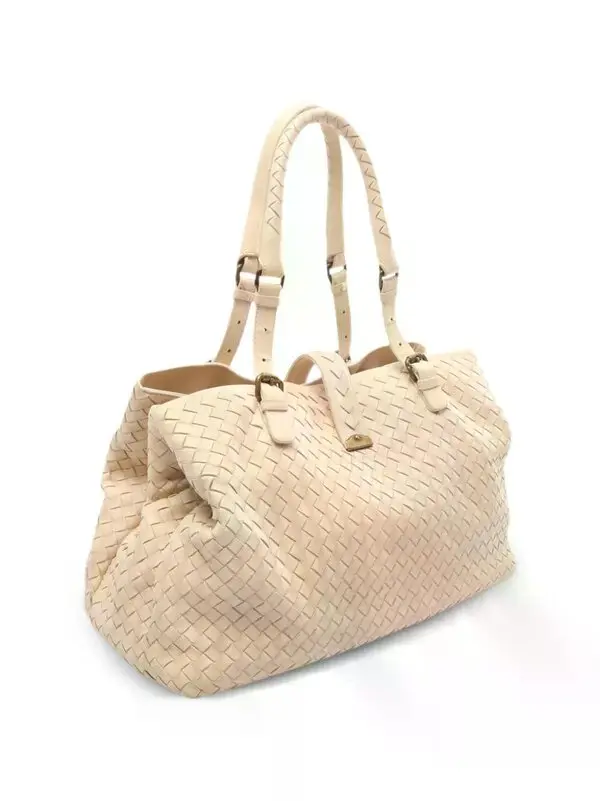Bottega Veneta 2000s Intrecciato Tote Bag - Neutrals
