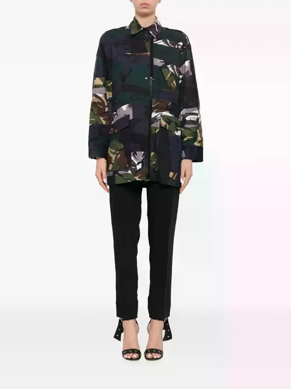Kenzo Camouflage-print Coat
