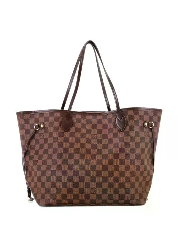 LOUIS VUITTON Damier Mm Tote Bag - Brown
