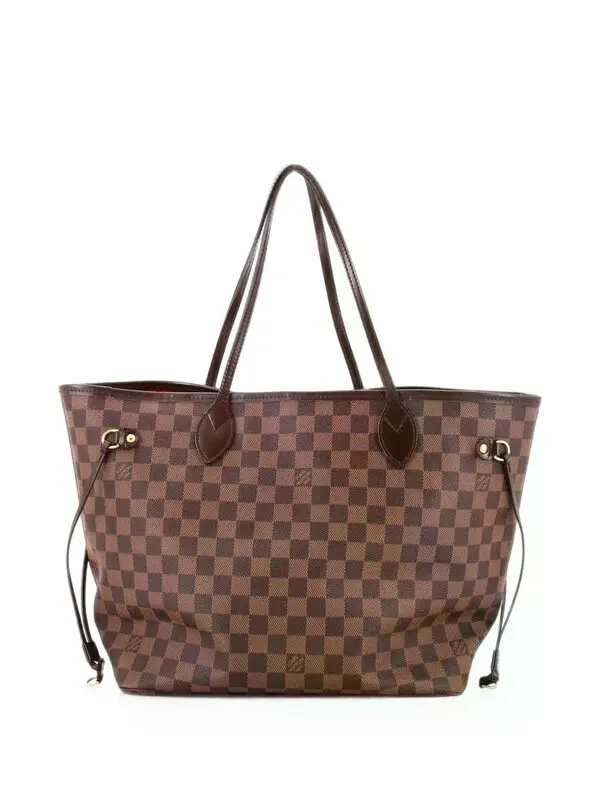LOUIS VUITTON Damier Mm Tote Bag - Brown
