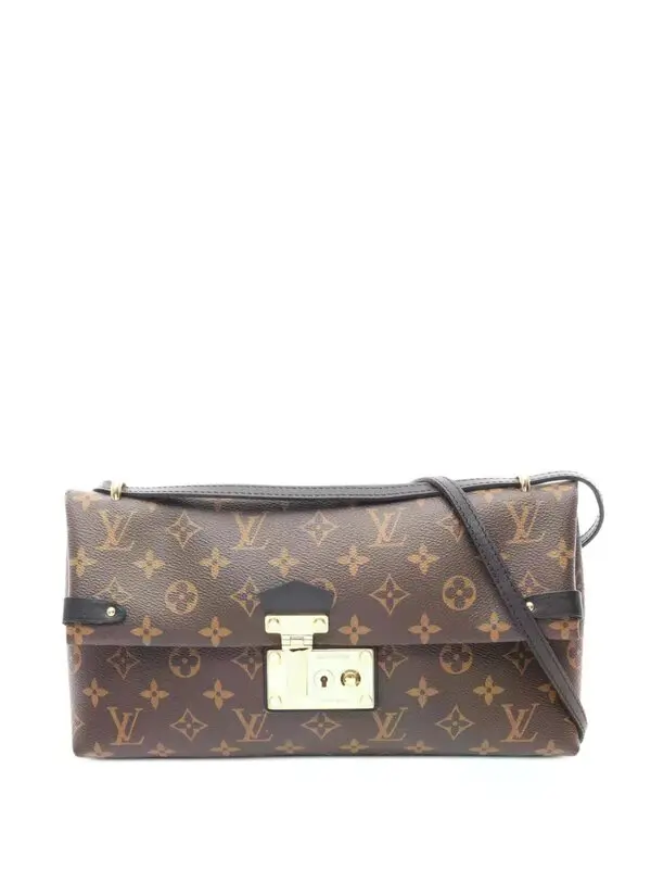 LOUIS VUITTON Monogram Sac Triangle Shoulder Bag - Brown