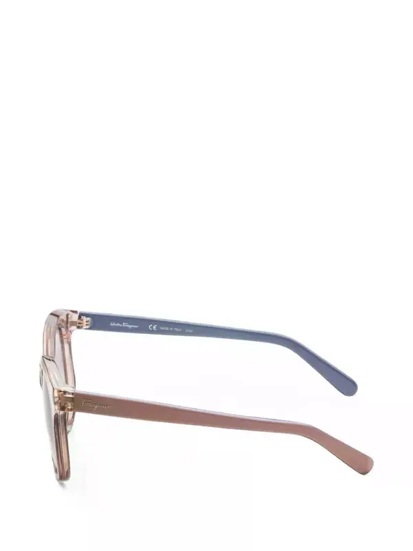 FERRAGAMO Round Frame Sunglasses - Neutrals