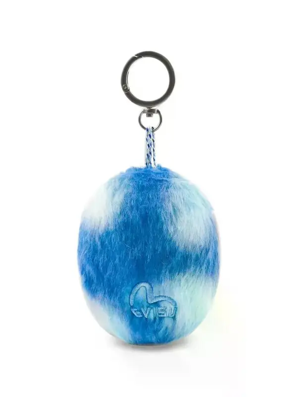EVISU Daruma Faux-fur Keyring