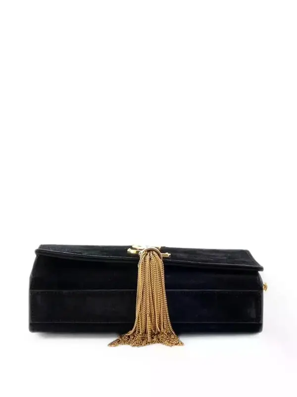Saint Laurent Classic Monogram Tassel Crossbody Bag