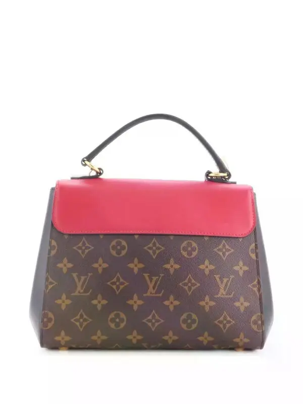 LOUIS VUITTON Cluny Top Handle Bag Monogram Canvas And Leather Bb Satchel