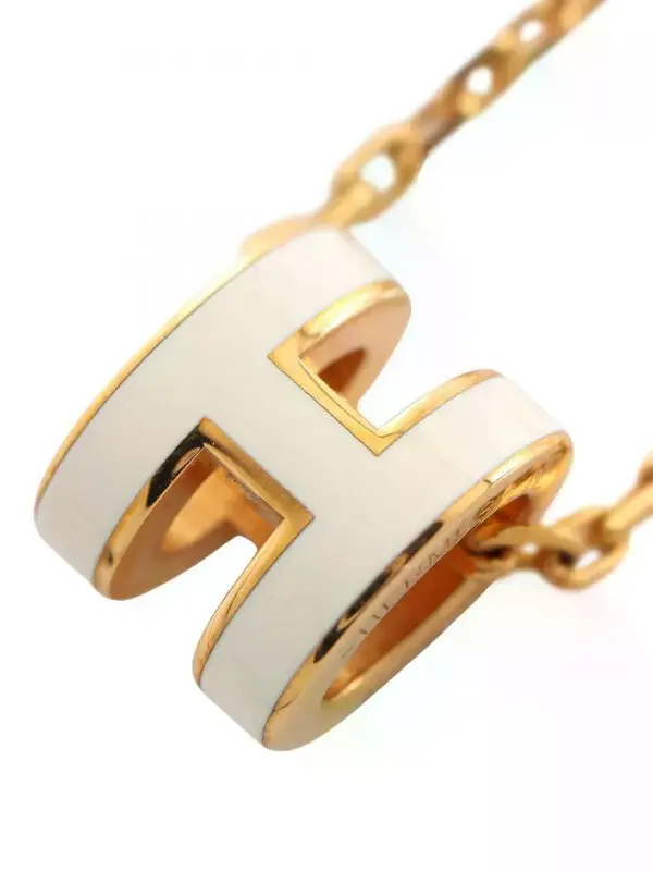 Hermès 2010s Mini Pop H Necklace