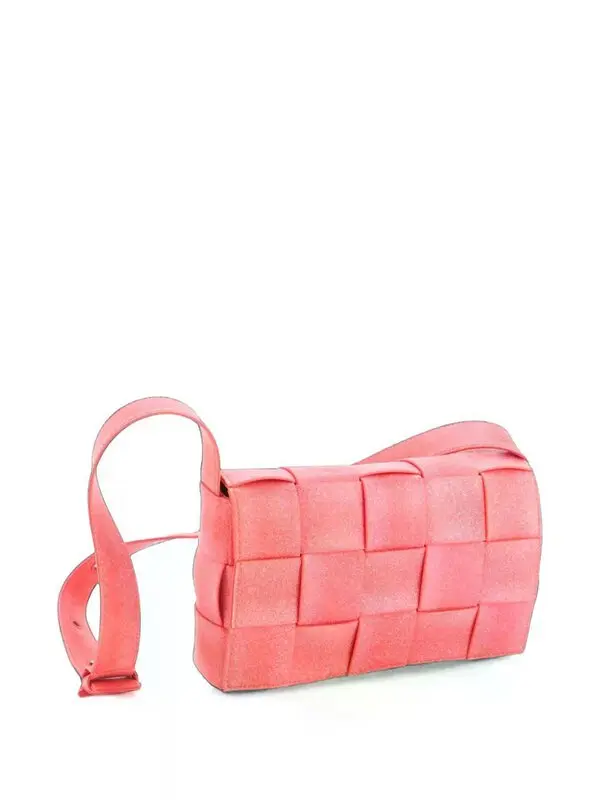 Bottega Veneta Cassette Maxi Intrecciato Rubber Crossbody Bag
