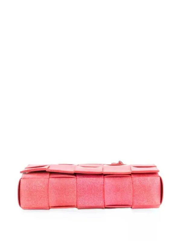 Bottega Veneta Cassette Maxi Intrecciato Rubber Crossbody Bag