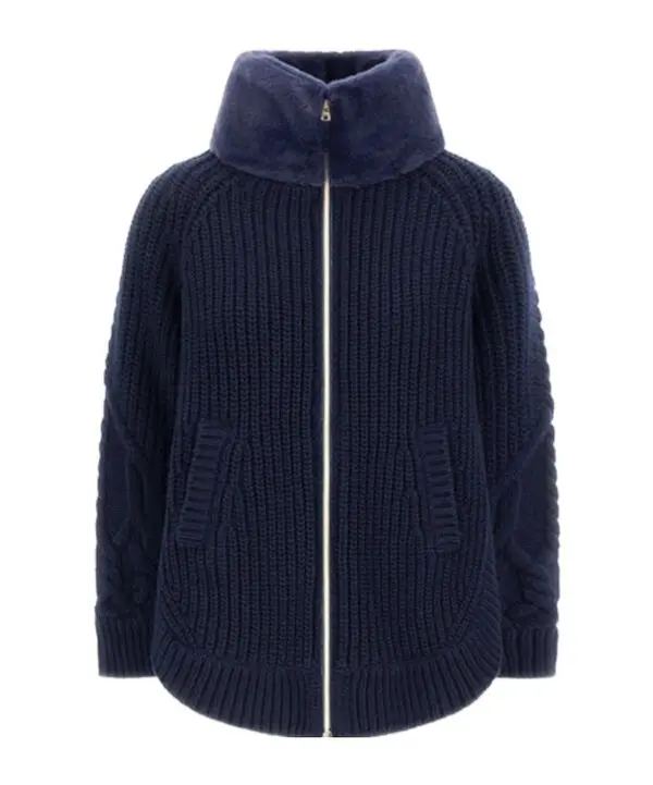 Herno Knitted Fur Coat