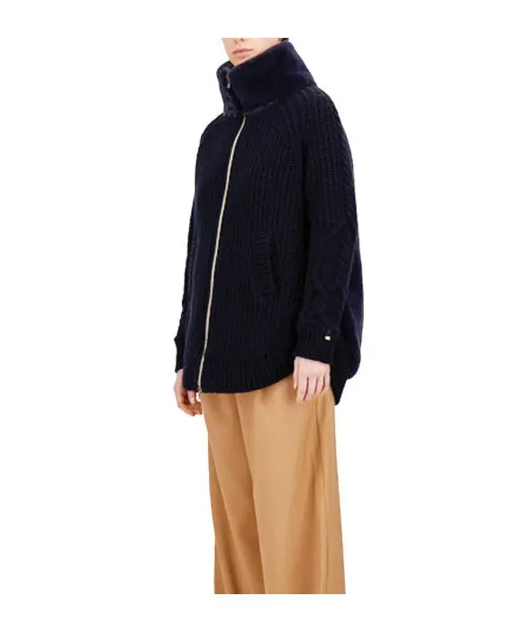 Herno Knitted Fur Coat