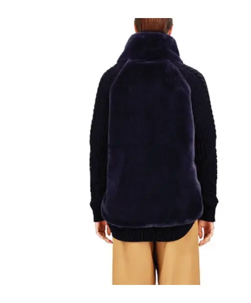 Herno Knitted Fur Coat