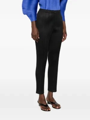 Issey Miyake Plissé-effect Trousers