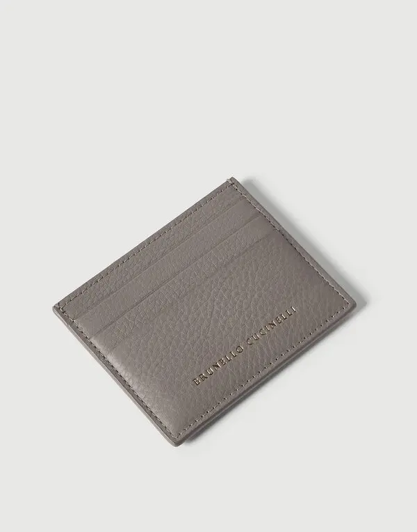Brunello Cucinelli Grained Calfskin Card Case