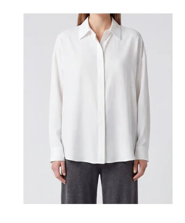 DONDUP Oversized Crepe De Chine Shirt