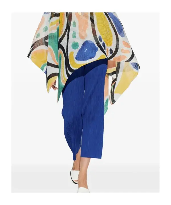 Issey Miyake Pleated Straight-leg Trousers