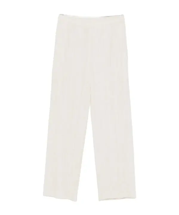 Issey Miyake Cropped Pleated Trousers