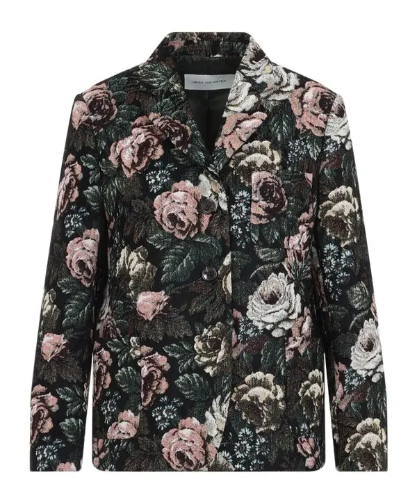 Dries Van Noten Floral Jacquard Jacket