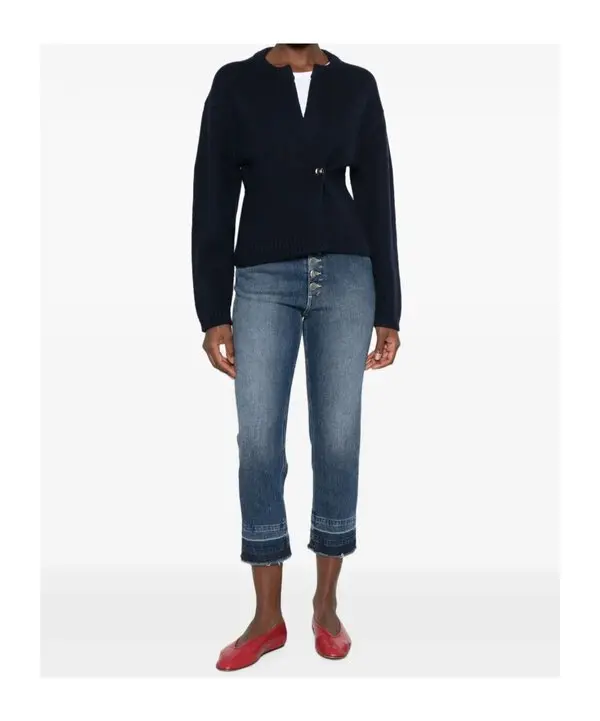 DONDUP Button-fly Frayed Jeans