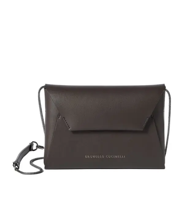 Brunello Cucinelli Calfskin Duo Pochette