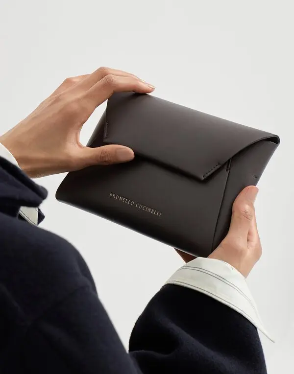 Brunello Cucinelli Calfskin Duo Pochette