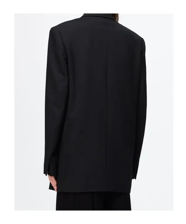 Alberta Ferretti Double-breasted Blazer With Notched Lapel