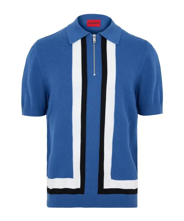Hugo Boss Shortsleeve Knit Polo Shirt