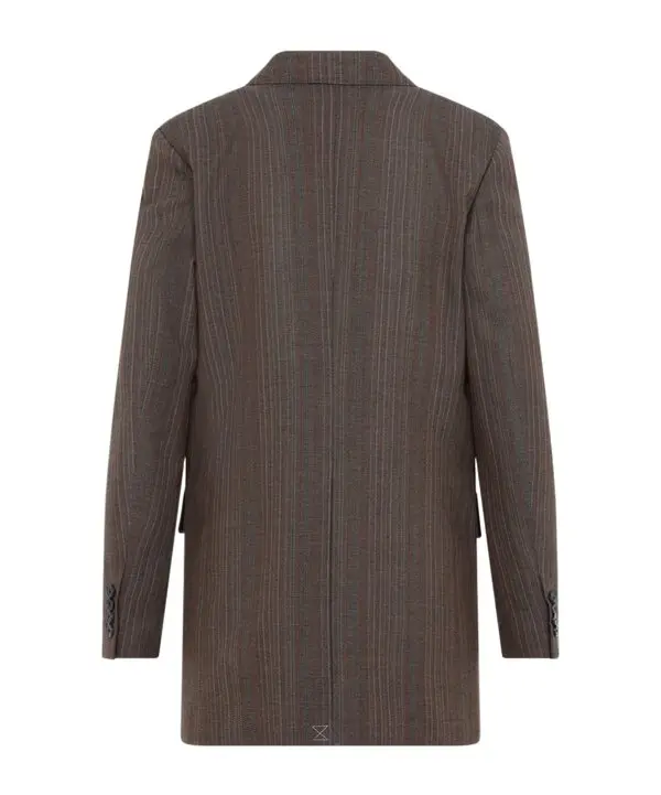 Dries Van Noten Striped Long Sleeve Blazer