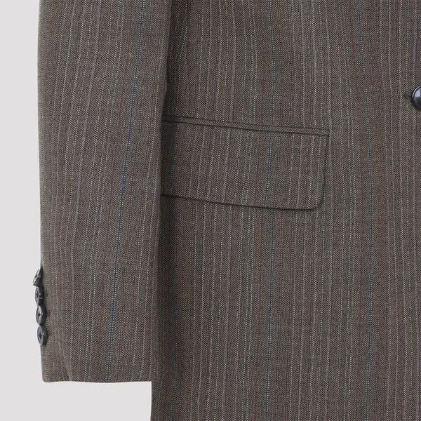 Dries Van Noten Striped Long Sleeve Blazer