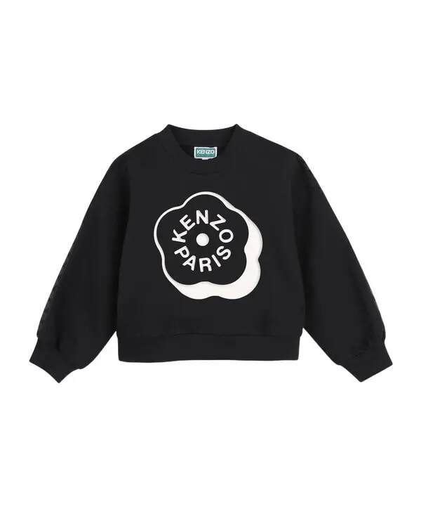 Kenzo Floral Outline Logo Sweatshirt - No