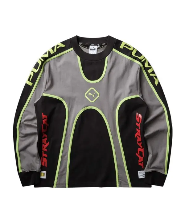PUMA Aap Rocky T7 Panel Jersey Cast Iron