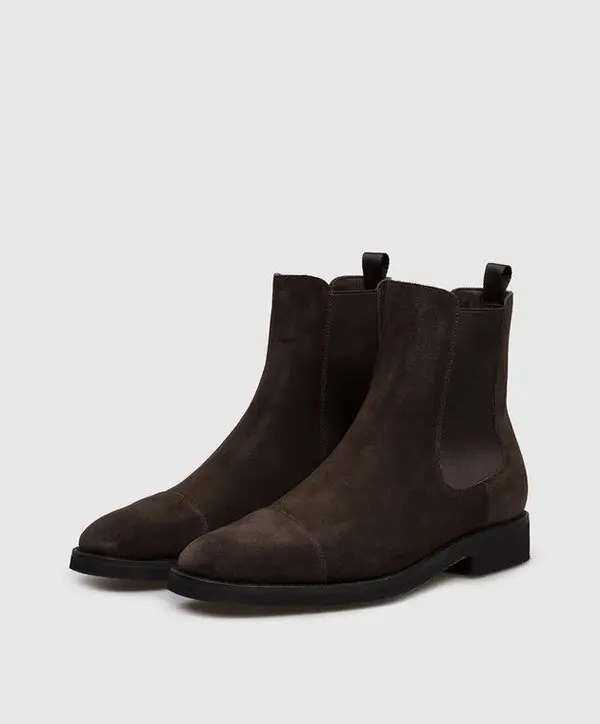 TOM FORD Elastic-panel Suede Boots