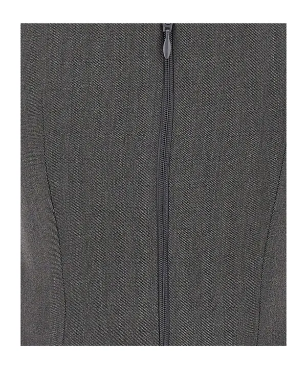 Elisabetta Franchi Logo Detailed Sleeveless Mini Dress