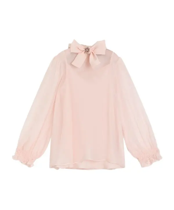 Dolce & Gabbana Chiffon Shirt - Pink