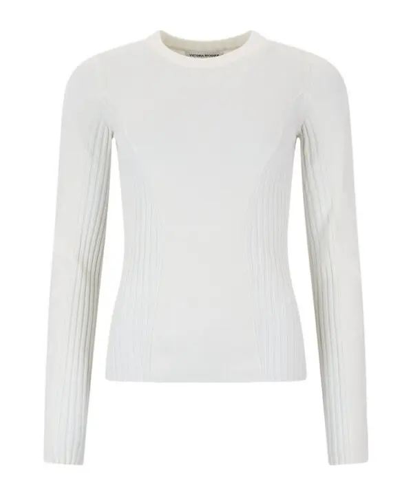 Victoria Beckham Long-sleeve Knit Pullover