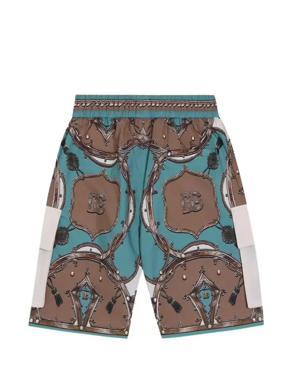 Dolce & Gabbana Cargo Patterned Shorts