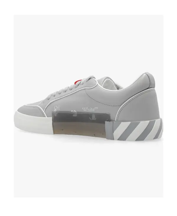 Off-White Low Vulcanized Outlined Leather Sneakers
