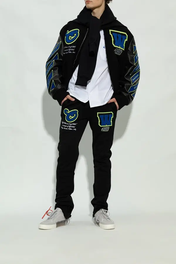 Off-White Low Vulcanized Outlined Leather Sneakers