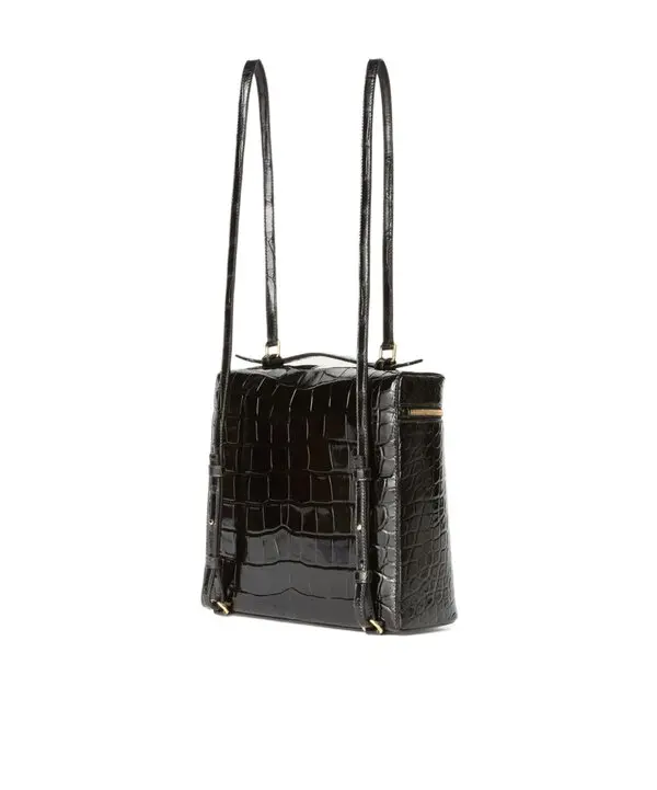 Loro Piana Extra Pocket Backpack With Gold Zippers