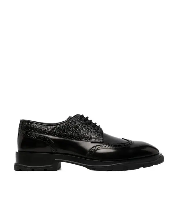 Alexander McQueen Round Toe Lace-up Business Shoes