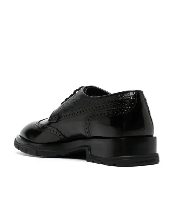 Alexander McQueen Round Toe Lace-up Business Shoes