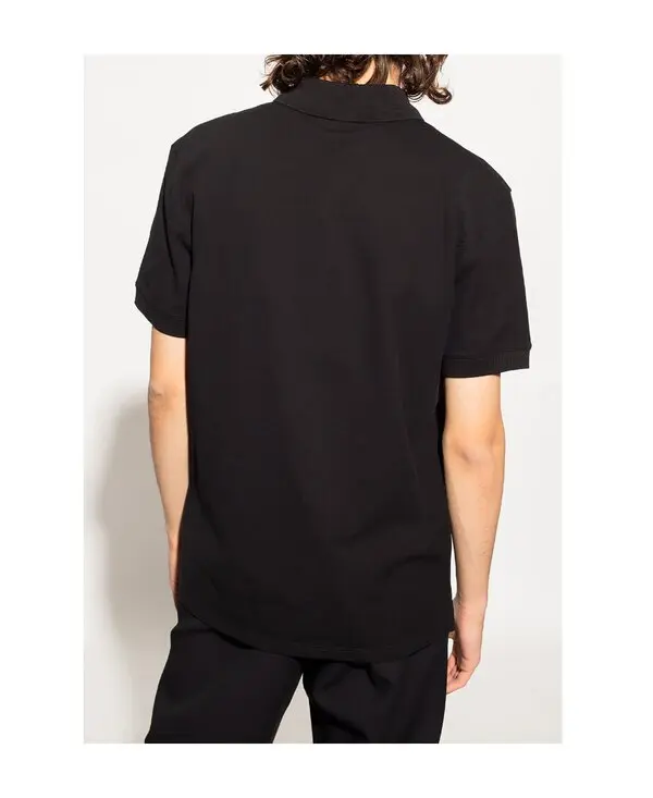 Alexander McQueen Graffiti Logo Printed Polo Shirt