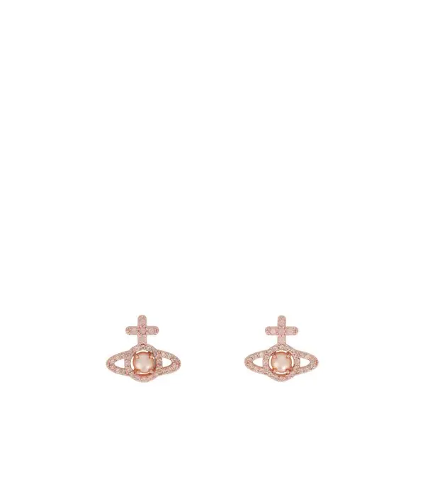 VIVIENNE WESTWOOD Olympia Embellished Orb Earrings By - Yellow
