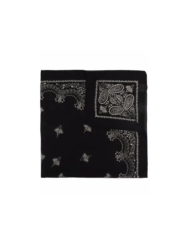 Destin Printed Scarf - Black
