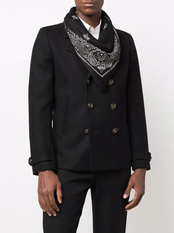 Destin Printed Scarf - Black