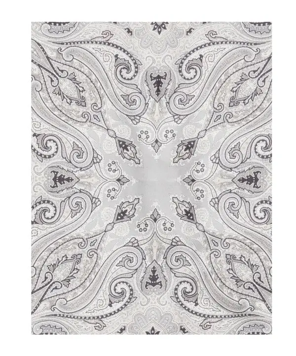 Etro Silk Pocket Square With Paisley And Medallion Motif - No
