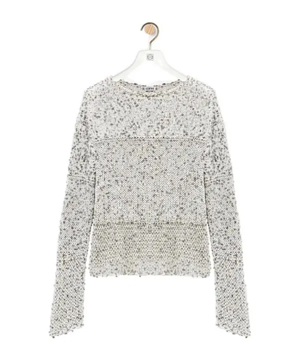 Loewe Long Sleeve Sweater - White