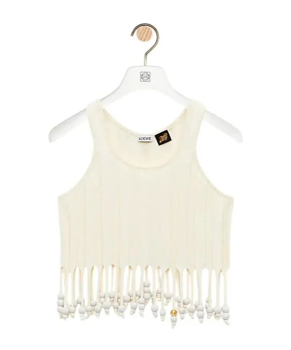 Loewe Top In Cotton - White