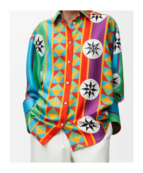 Loewe Printed Silk Shirt - Multi-color