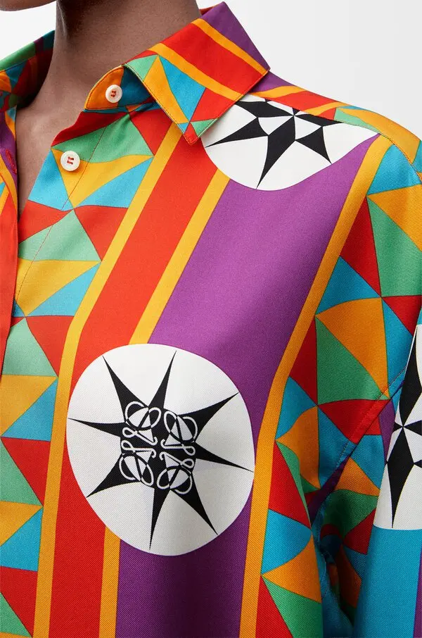 Loewe Printed Silk Shirt - Multi-color