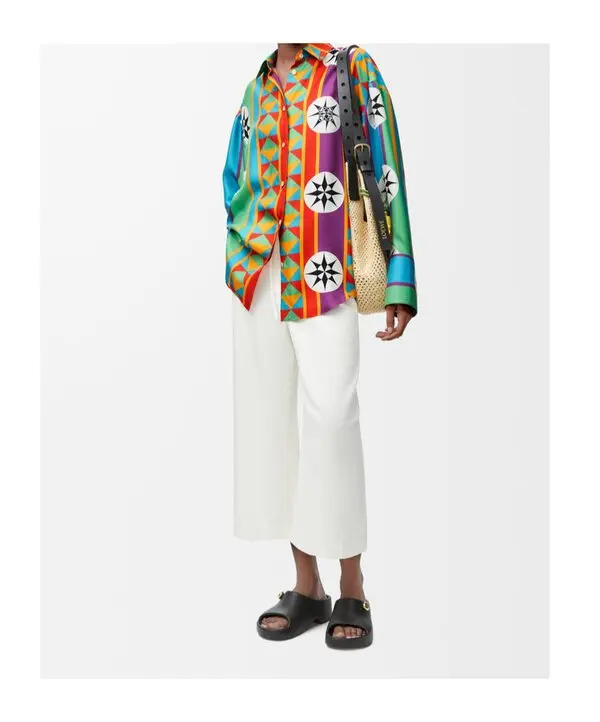 Loewe Printed Silk Shirt - Multi-color